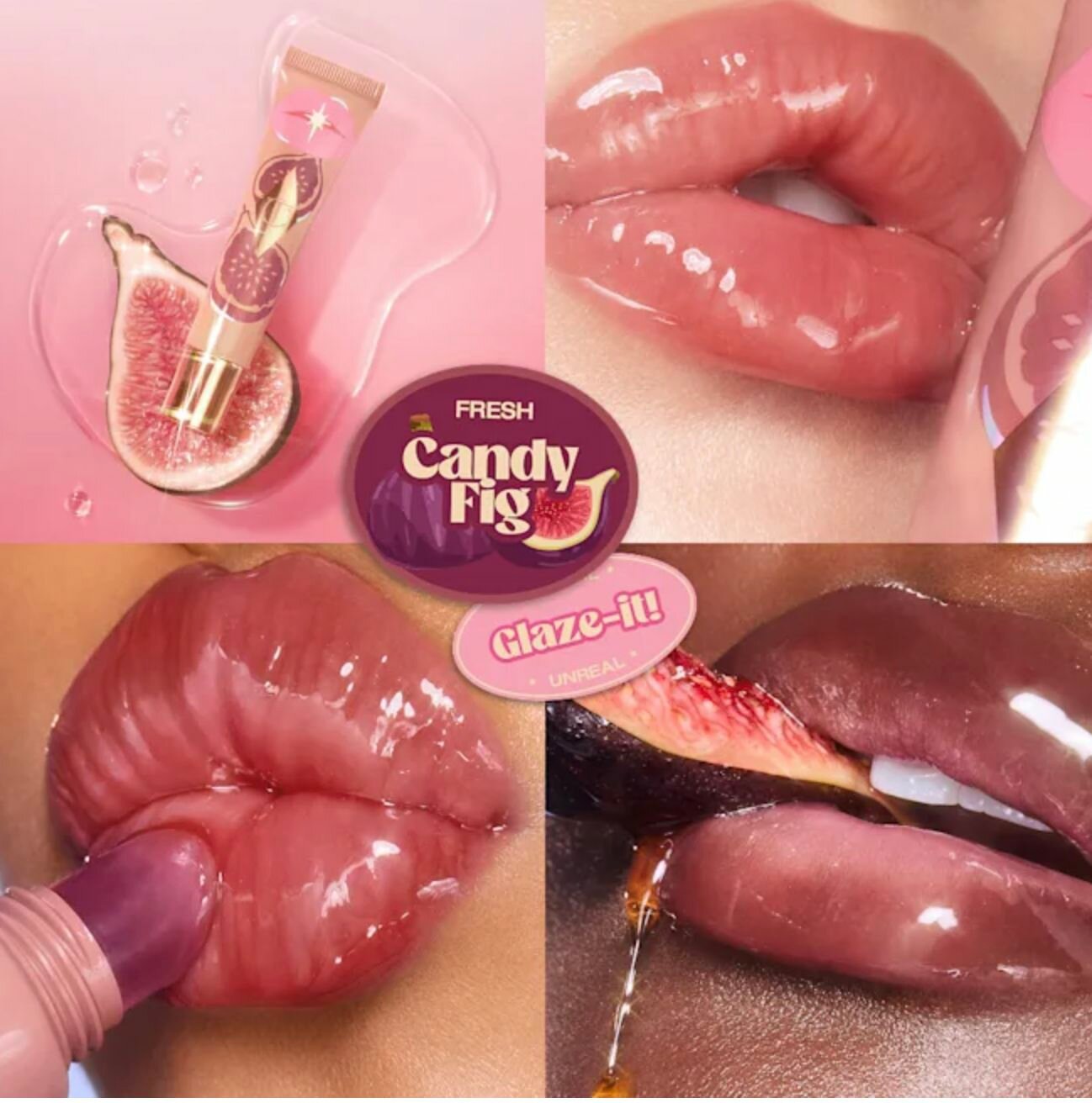 Бальзам-масло для губ Charlotte Tilbury HEALTHY GLOW JUICYLICIOUS CANDY FIG