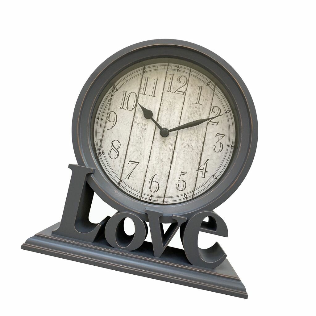 Колокол, Часы LOVE для дома с тихим настольным дизайном - 2967-8C