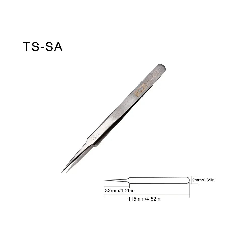 Kooliwei Пинцеты из нержавеющей стали TS-SA
