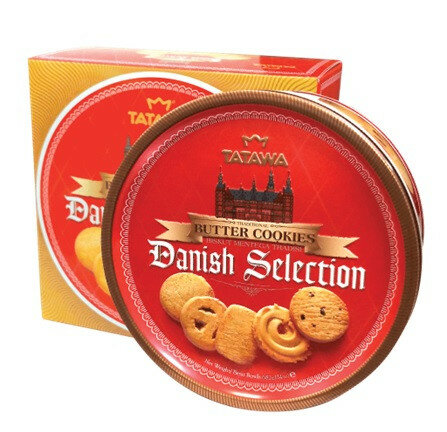 Tatawa Danish Selection 681г печенье сдобное красная ж/б (1501)