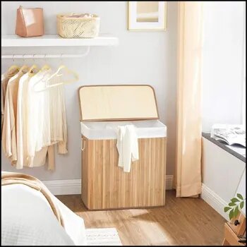 SONGMICS Корзина для белья "для блага человека", 150 л