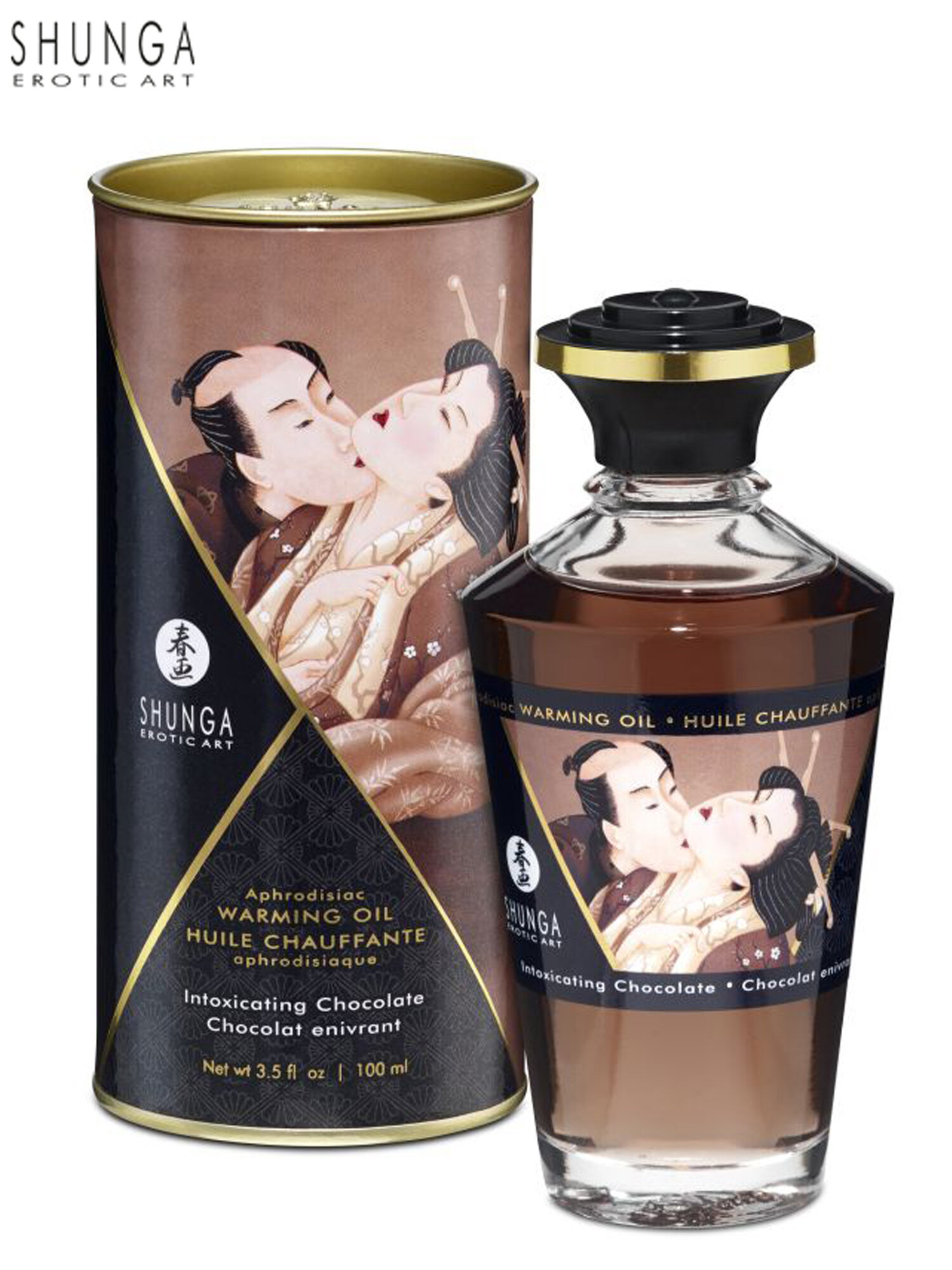 Интимное масло SHUNGA "Пьянящий шоколад", съедобное, для массажа, 100 мл