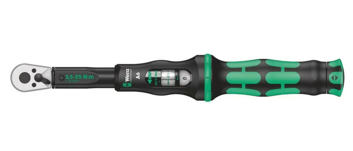 Wera Динамометрический Ключ Click-Torque A 6 05075605001 1/4" 6,3 Мм 2,5 25 Нм