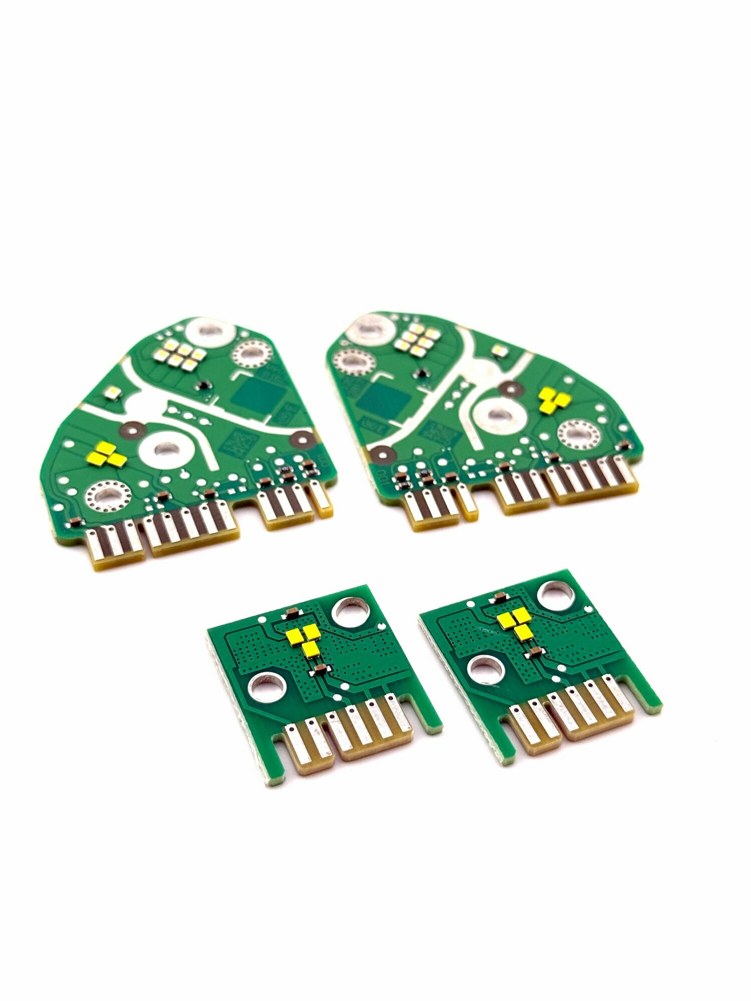 Платы ДХО для BMW X7 G07 2019-2022 Laser, Лимонные Желтые Ангельские Глазки / комплект 4 шт. Лазерные фары