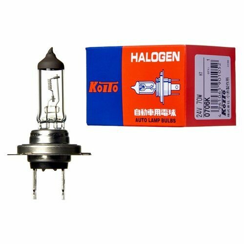 Лампа головного света Koito H7 24V 70W (уп. 1 шт.) Koito 0706K
