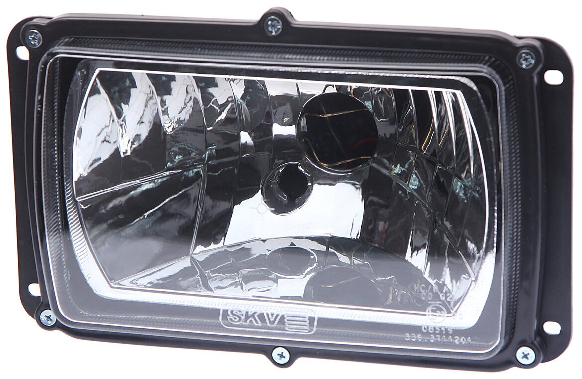 Фара ГАЗ-3102, КАМАЗ, МАЗ, УАЗ-3160 (без лампы) с корректором Н/О с гладким стеклом SKV 336.3711