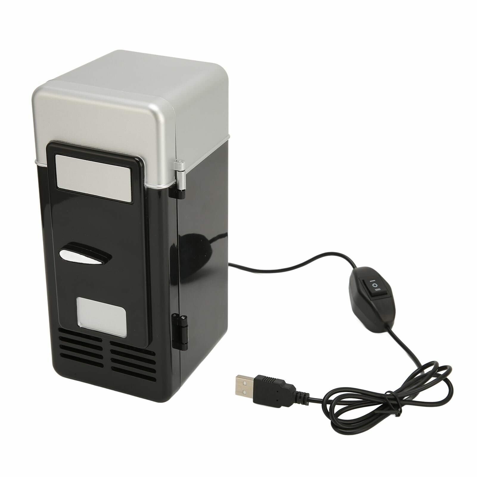 Автомобильный холодильник, USB, двойной нагрев и охлаждение, 4 литра, чёрный