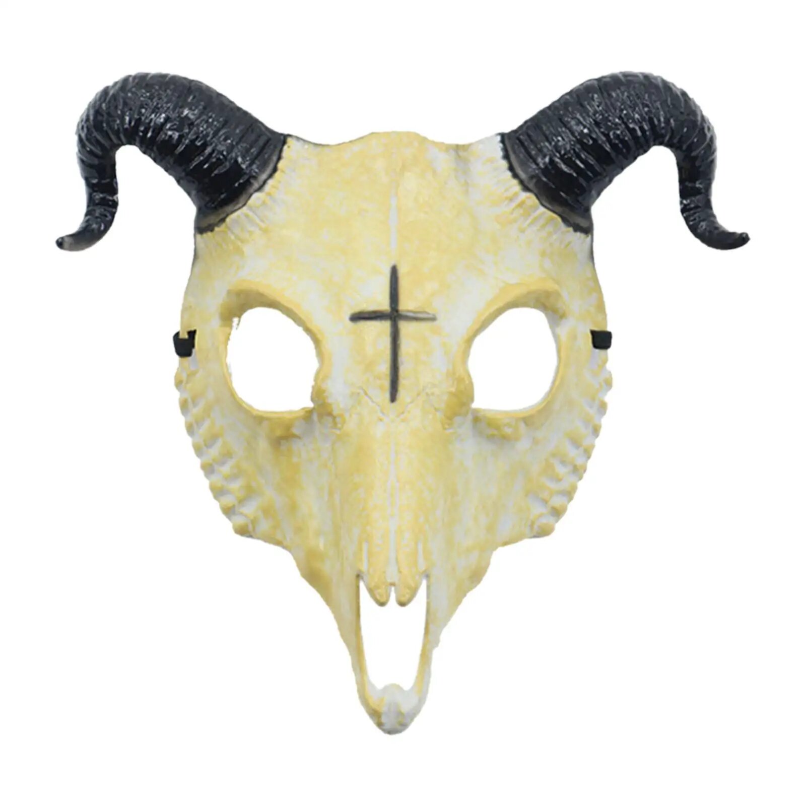 Маска на Хэллоуин, маска с овечьей головой, маска с черепом козла для фестиваля, ночного клуба, маска для Хэллоуина, косплей, полнолицевая маска, украшение