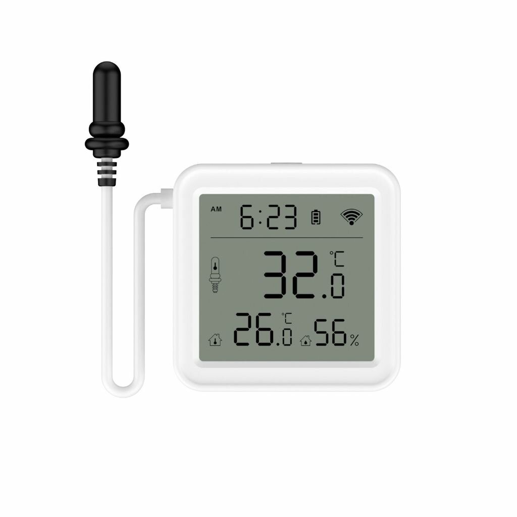 Внешний датчик температуры и влажности T08 Версия с Wi-Fi (без аккумулятора)