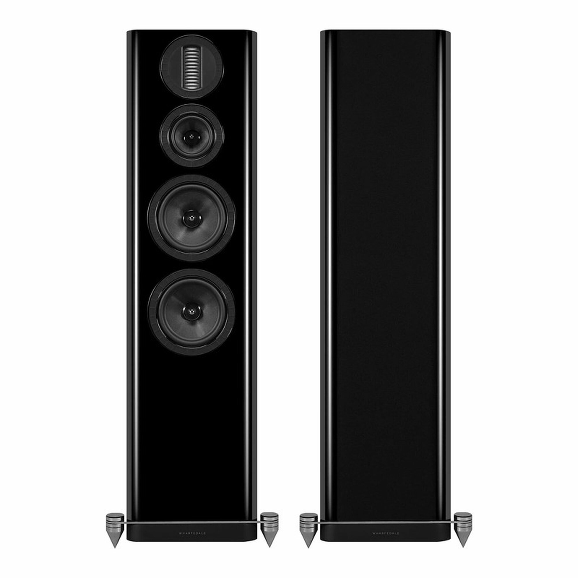Акустическая система Wharfedale Aura 4 hi-gloss, напольная, трехполосная, 200 Вт, черная