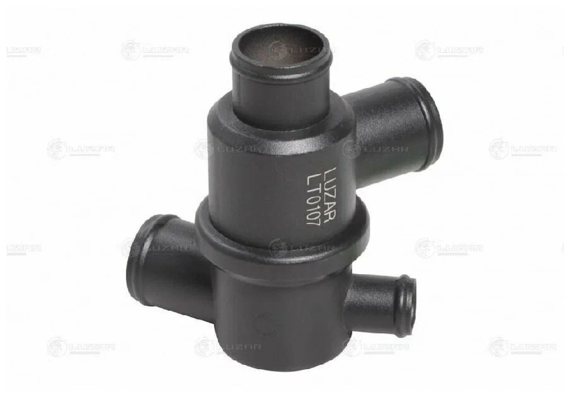 Термостат для а/м Лада 2108 (с алюм. корпусом, обрезин. клапан) ("летний" 75 С) (LT 0107), LUZAR, LT0107