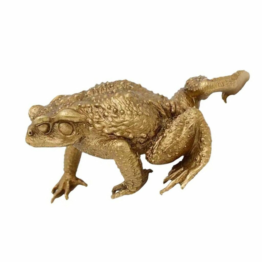 Декоративные статуэтки, Бронзовая фигурка жабы