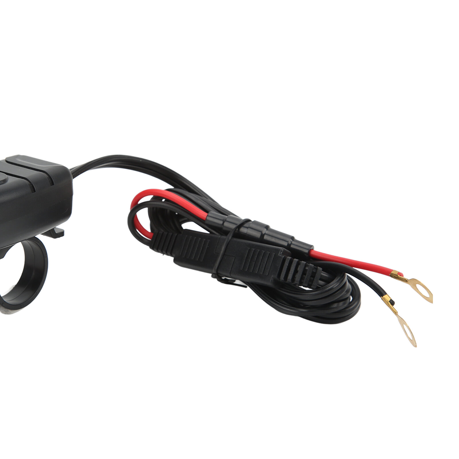 Двойное зарядное устройство для мотоцикла, адаптер SAE к USB с переключателем, водонепроницаемая крышка, встроенный вольтметр для телефона, планшета