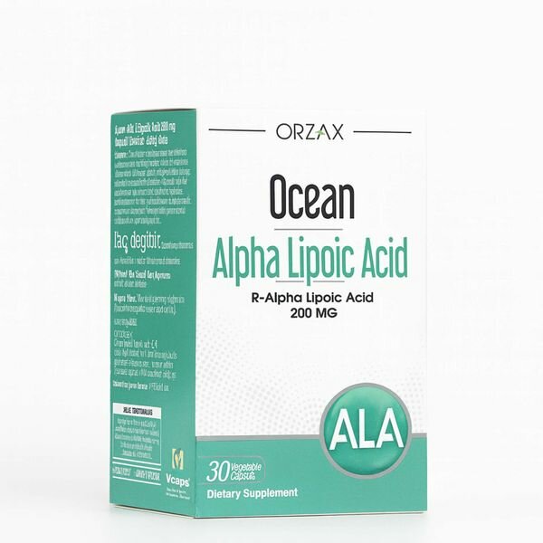 Альфа-липоевая кислота Ocean Orzax/Орзакс капсулы 524мг 30шт