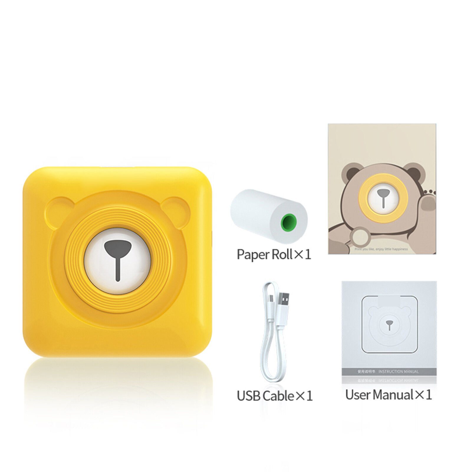 Перипаж мини-карманный карманный тепловой принтер беспроводной принтер BT Picture