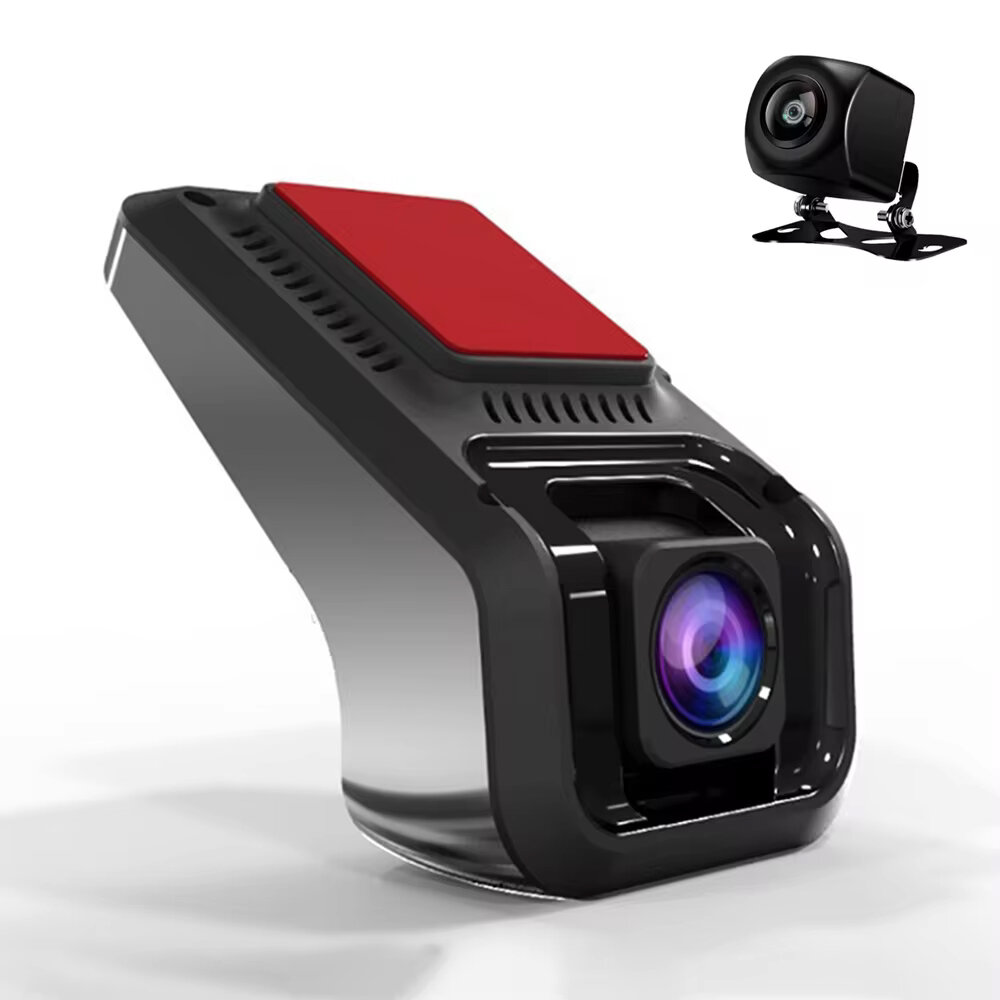 1080P USB Видеорегистратор Автомобильный видеорегистратор FHD Видеорегистратор с дополнительной поддержкой камеры заднего вида ADAS Помощь при вождении Ночное видение