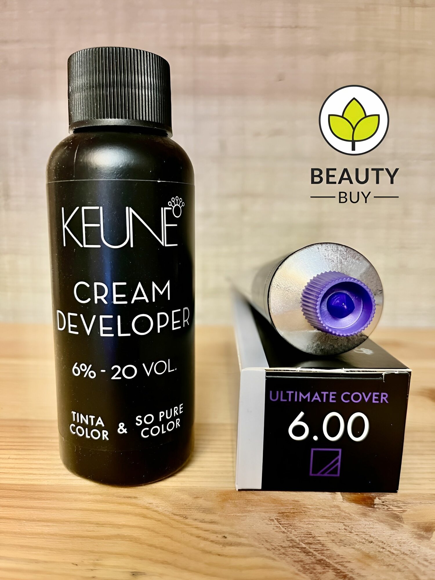 Keune Tinta Color #6.00 + 6% Краска для волос стойкая с покрытием седины + 6% проявитель по 60 мл