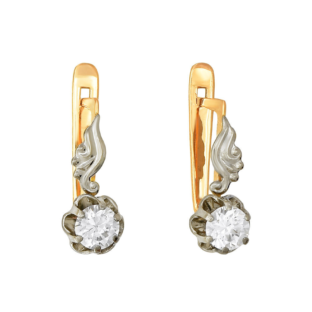 серьги из золота