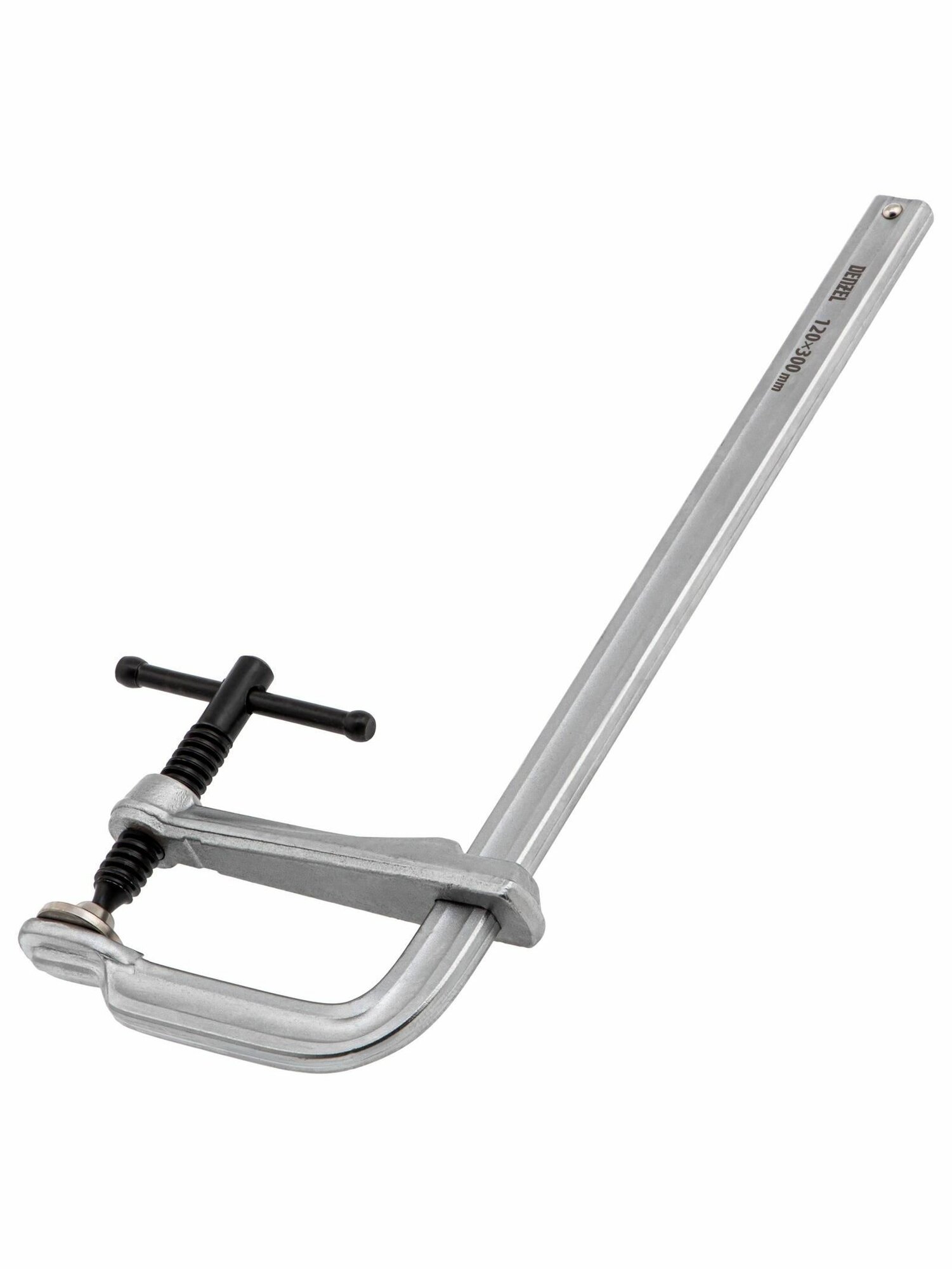 Струбцина F-образная, 120x300мм, кованая, Denzel 20477