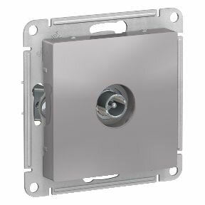 Розетка TV оконечная 1DB, механизм Алюминий AtlasDesign