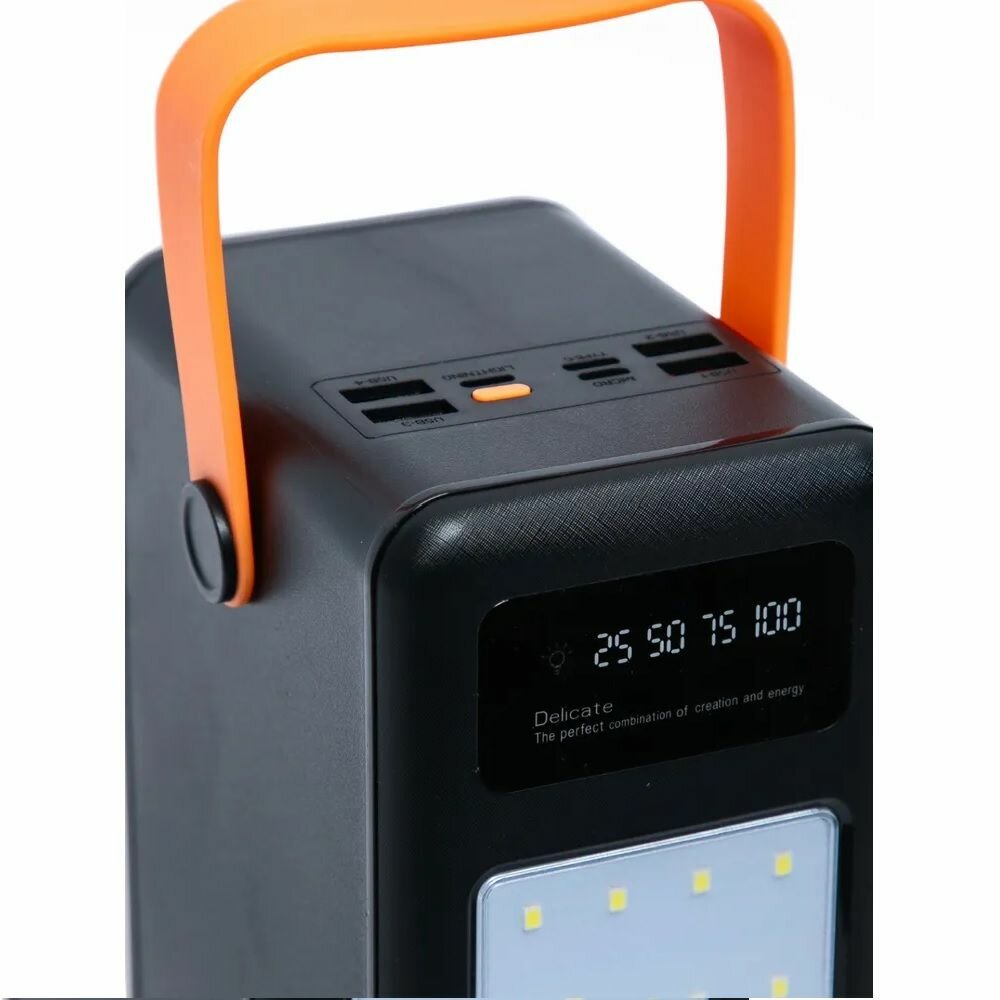 Повербанк (Power Bank) 100000mah с функцией быстрой зарядки, белый