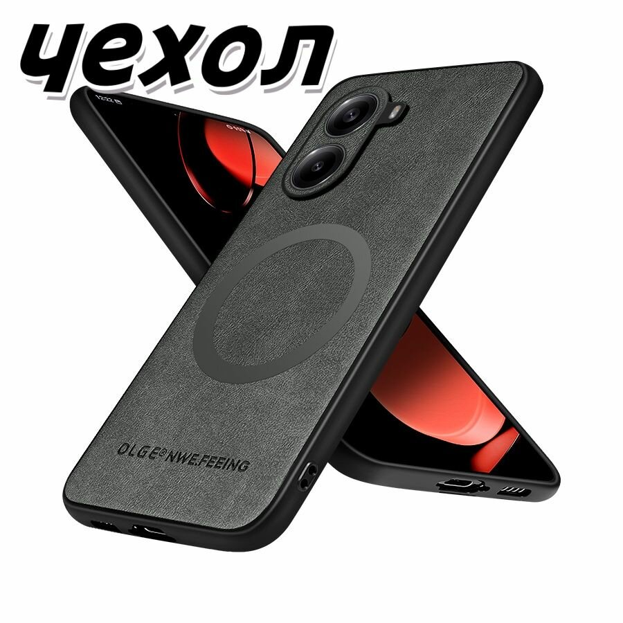 Чехол для Xiaomi POCO X7 Pro(Поко X7 Про) Нескользящий и удобный -Поддержка функции MagSafe