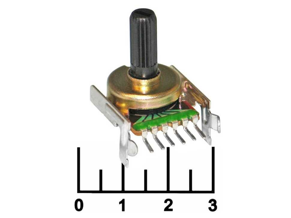 Резистор переменный 2*50 кОм B F-166K (+63) (4637B)