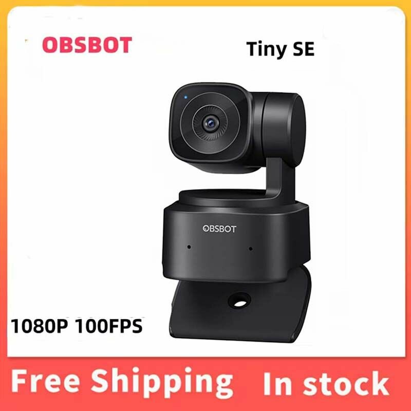 OBSBOT Tiny SE AI-Powered Full HD PTZ Веб-камера AI-отслеживание с автоматическим зумом 1/2.8" CMOS и высоким разрешением
