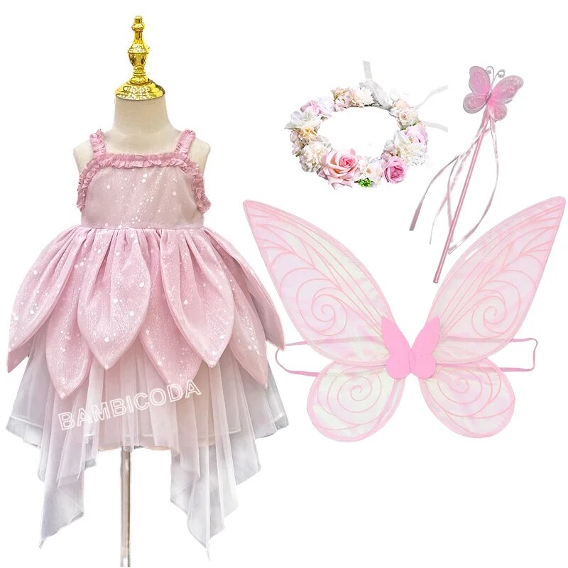 Платье с цветочными феями BAMBICODA для девочек 5T(120), a4