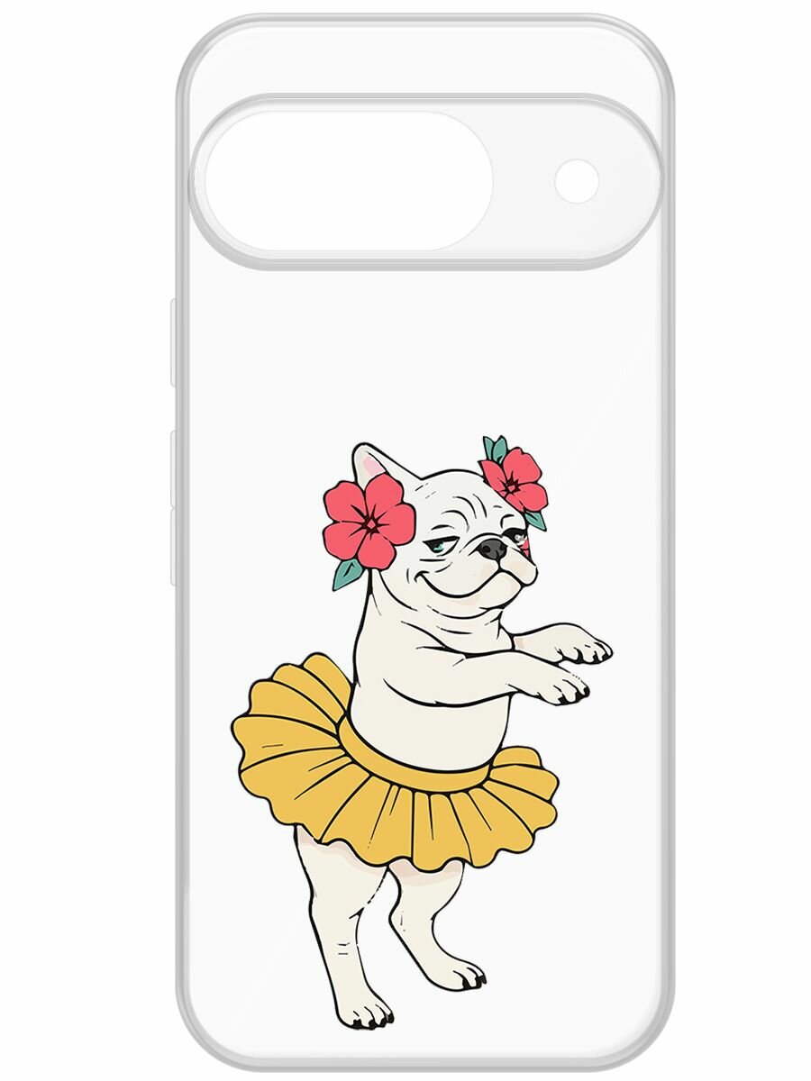 Чехол-накладка Krutoff Clear Case Красотка для Google Pixel 9