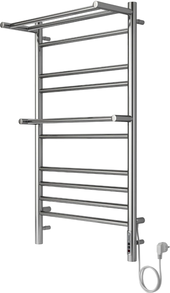 Полотенцесушитель электрический Акватек Альфа П10 50x90 хром AQ EL RRP1090CH