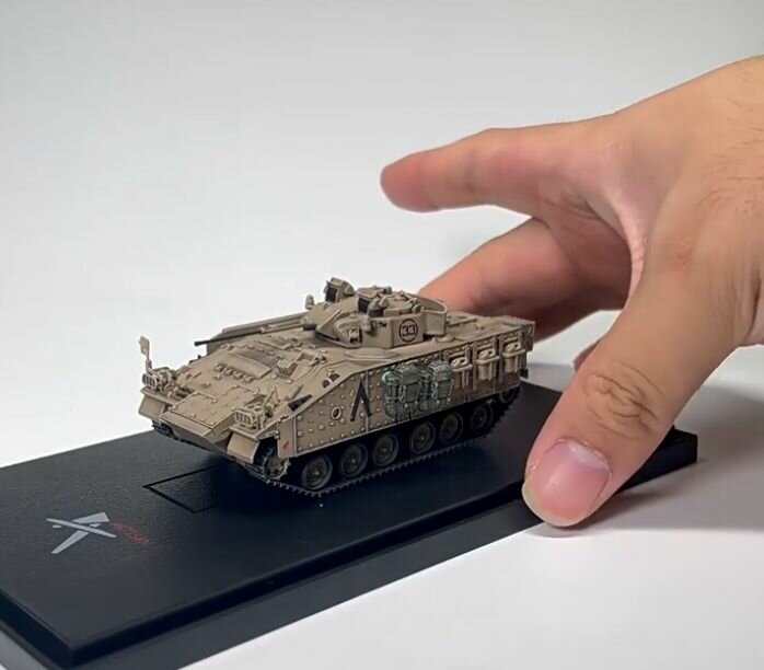 Готовая модель 1:72 Warrior MCV-80 Боевая машина пехоты Великобритании, ПВХ, подвижная пушка, ARTISAN