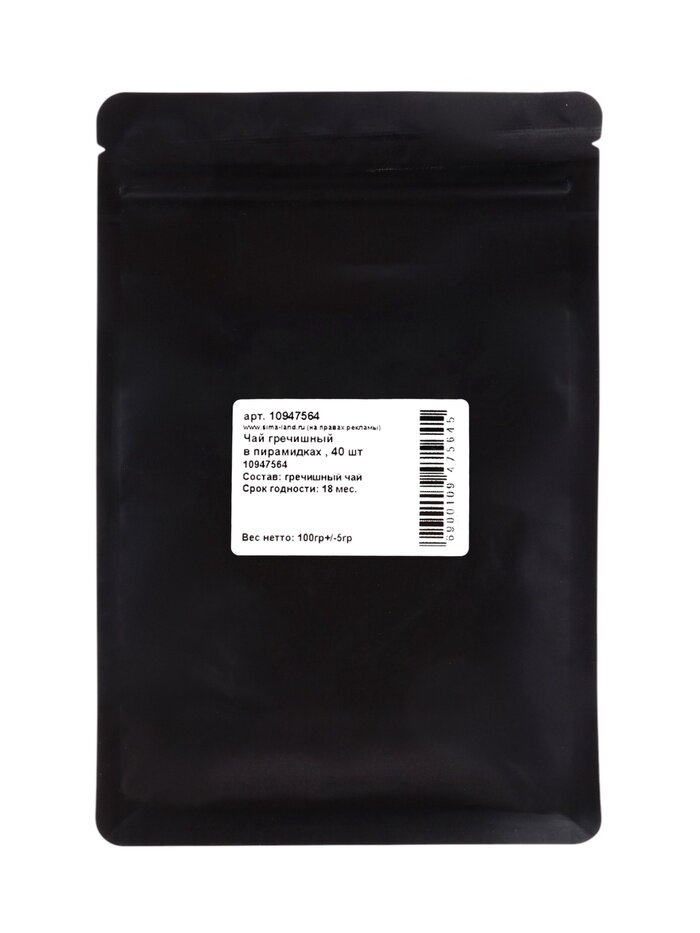 Чай гречишный в пирамидках, 40 штук, 80 г ± 2 г