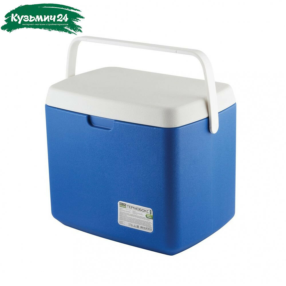 Термобокс Ecos KY105, синий, полипропилен, 250х300х345 мм, 10 л, 1 шт.