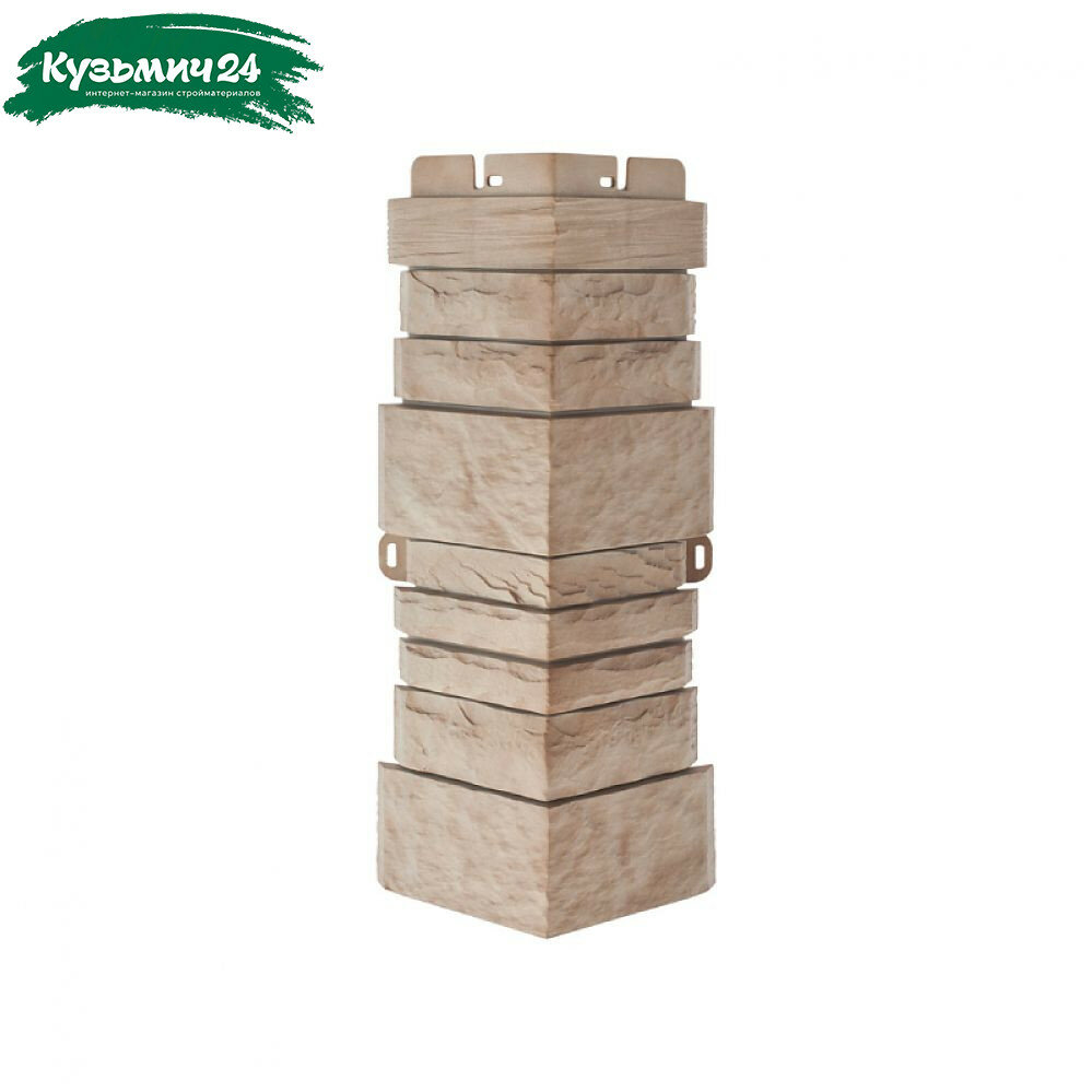 Сайдинг угол цоколя Алтай, 1 шт.