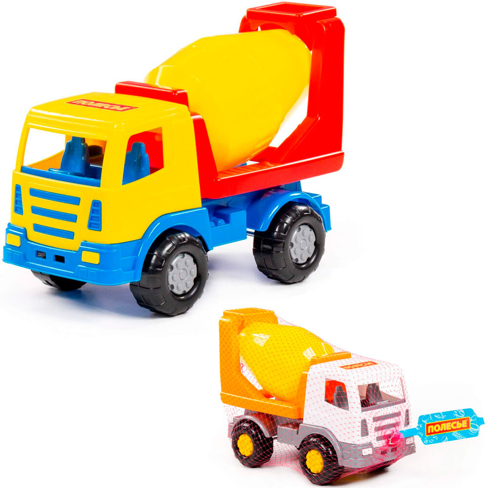 Автомобиль "Мираж" бетоновоз игрушечный 29 см / пластик, цвет в ассорт.