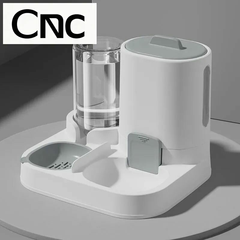 Автоматическая кормушка для домашних животных 2-в-1, поилка для воды, подходит для собак и корм для кошек сухой