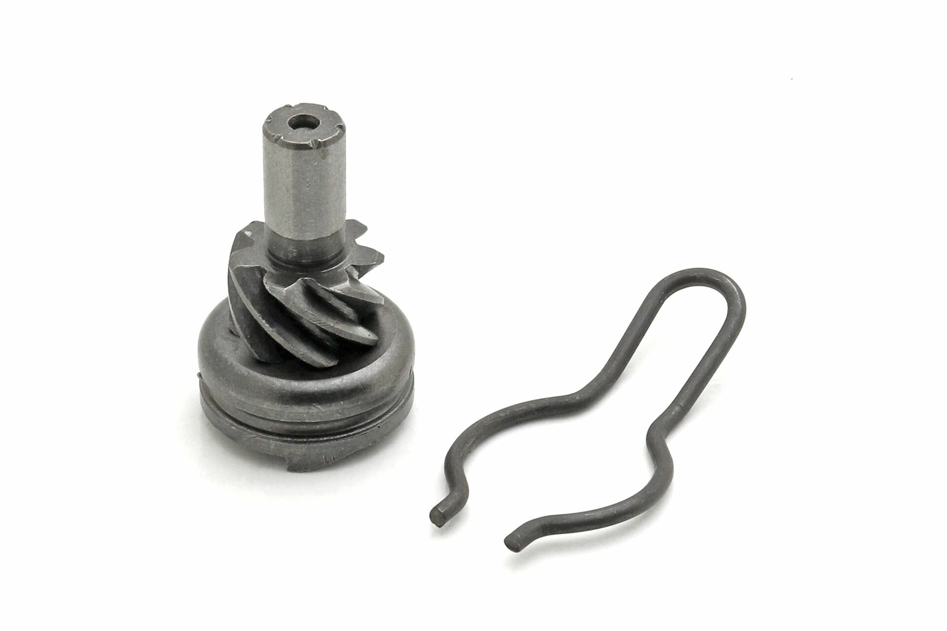 Храповик кикстартера Honda Tact 50 тип 1 (Dюбки 27 мм, Hюбки 12 мм,3 зацепа,7 левых витков)