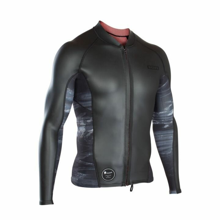 Гидрокуртка мужская ION Neo Zip Top 2/1mm FZ black/grey capsule, XS