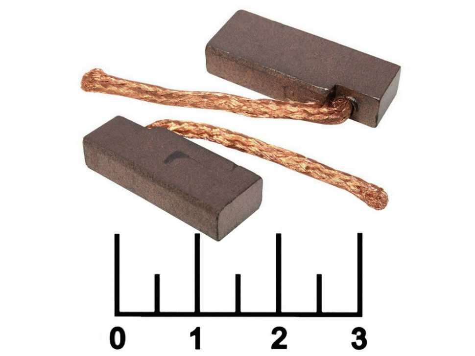 Щетка меднографитовая 6*10*27 Brush-5 (2 штуки)