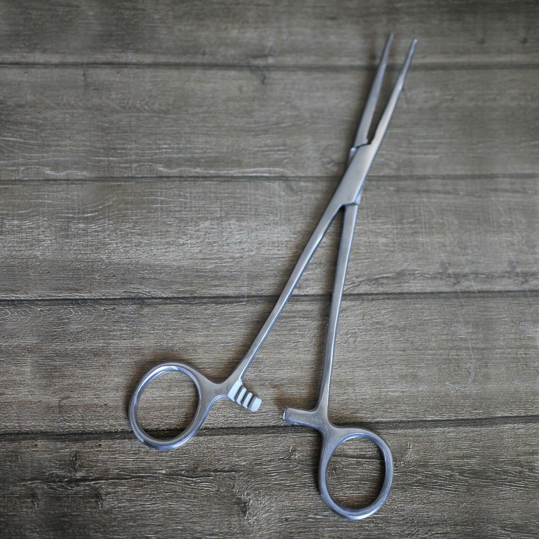 Зажим рыболовный + зевник для рыбы / Ножницы (экстрактор) для рыбалки / Набор для рыбалки