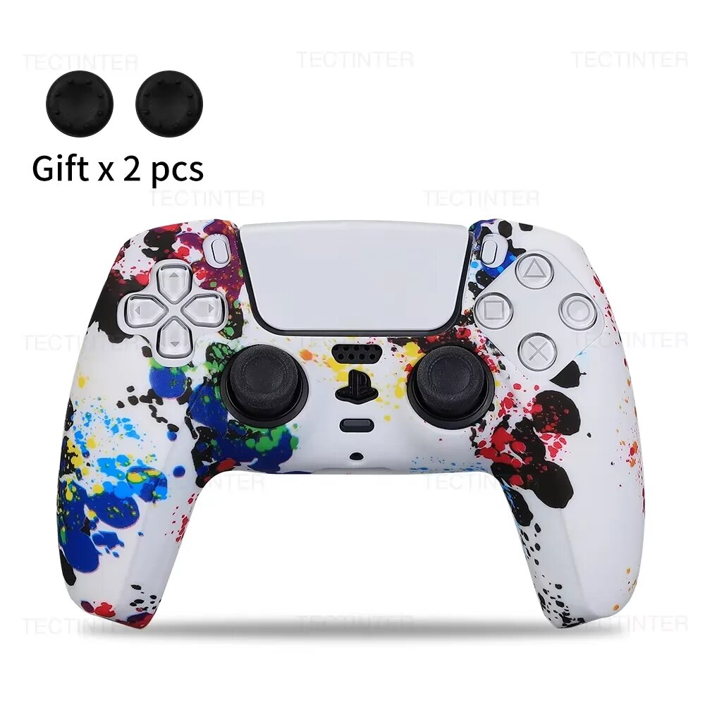Си silicone чехол для геймпада PS5 TECTINTER