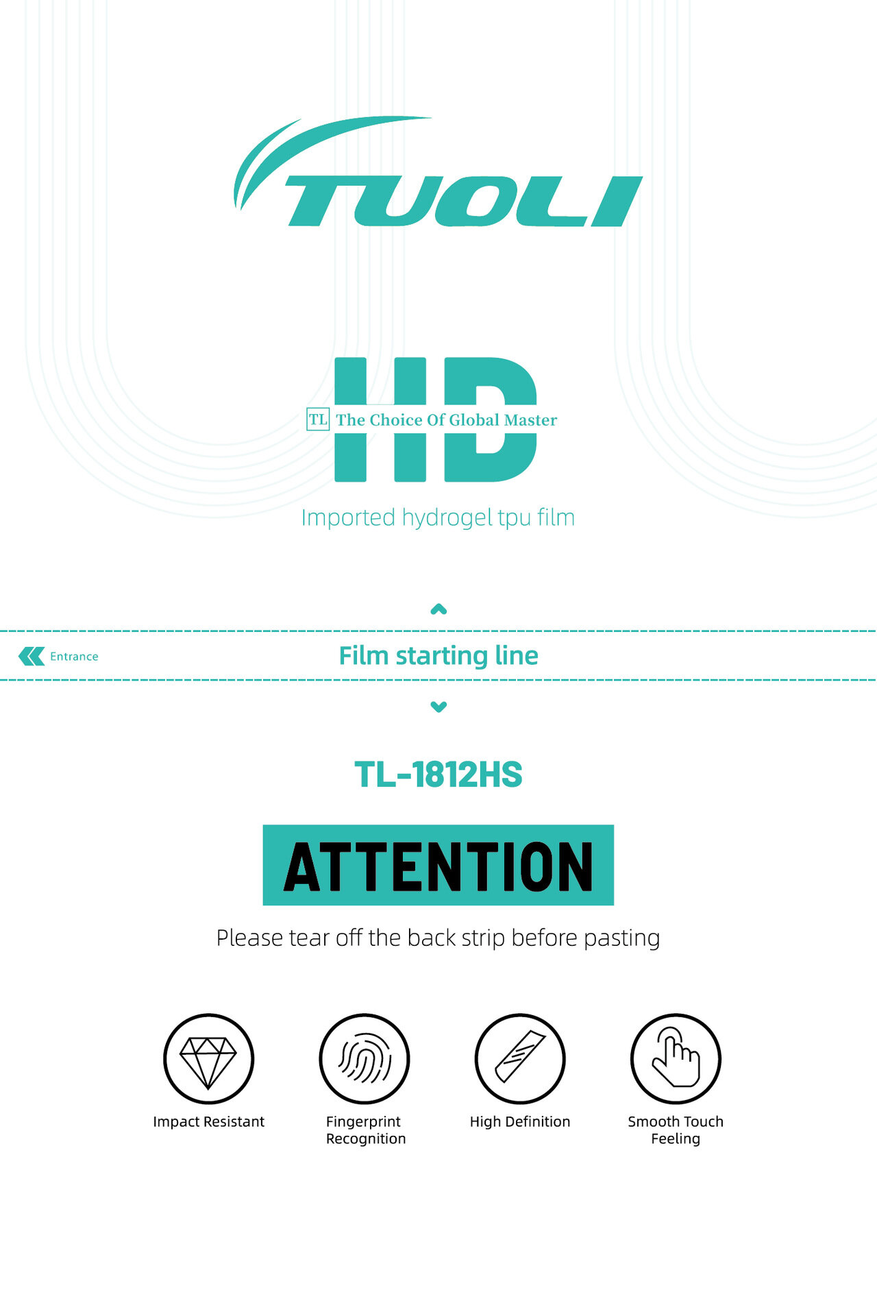 TPU четырехслойный HD-уплотнитель мембранный режет машина для расходных материалов Специальная пленка лист квадрата