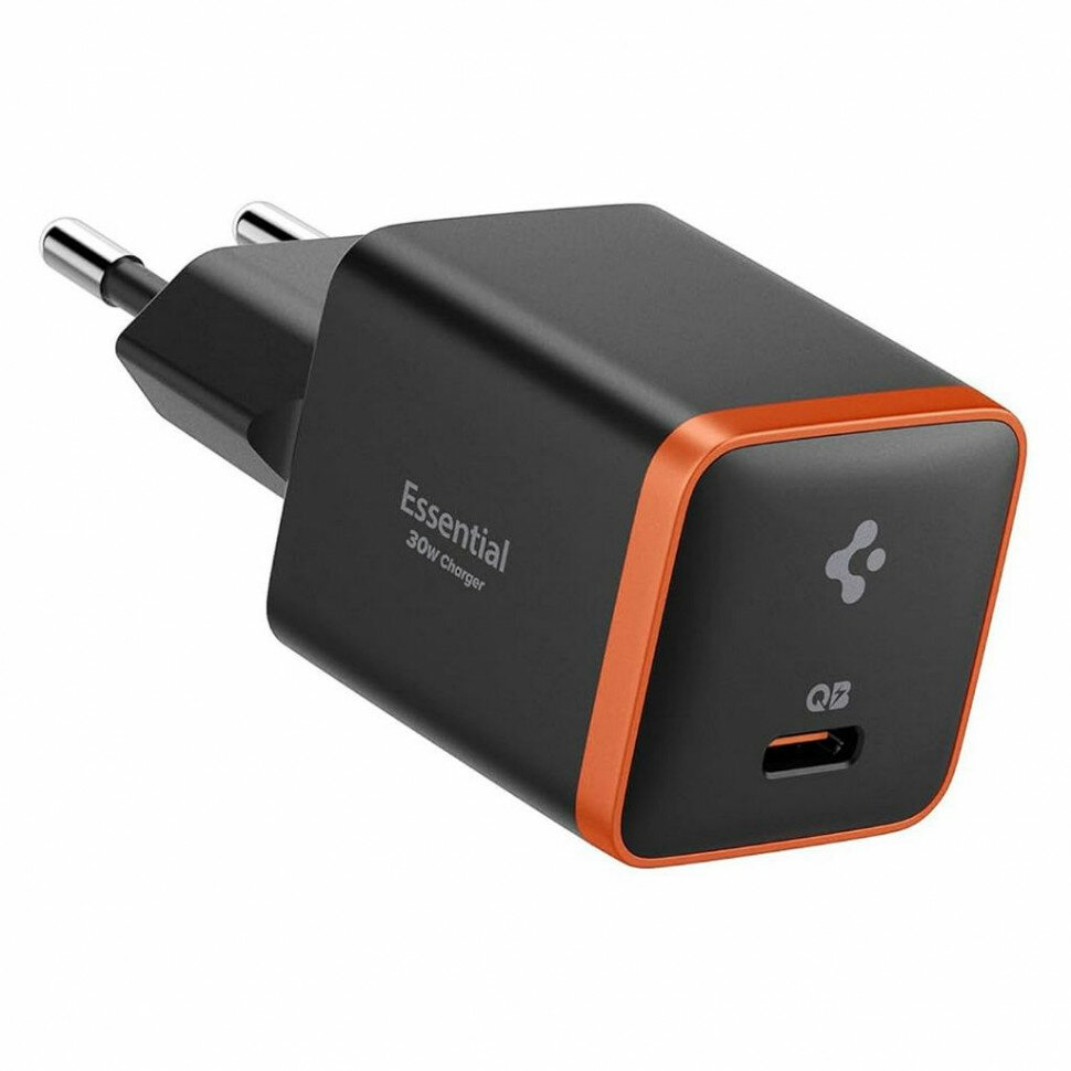Сетевое зарядное устройство Spigen ArcStation Essential Wall Charger 30W (ACH08448) Black