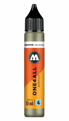 Акриловая заправка - краска Molotow One4all 693261 Каменный Серый средний #261 30 мл