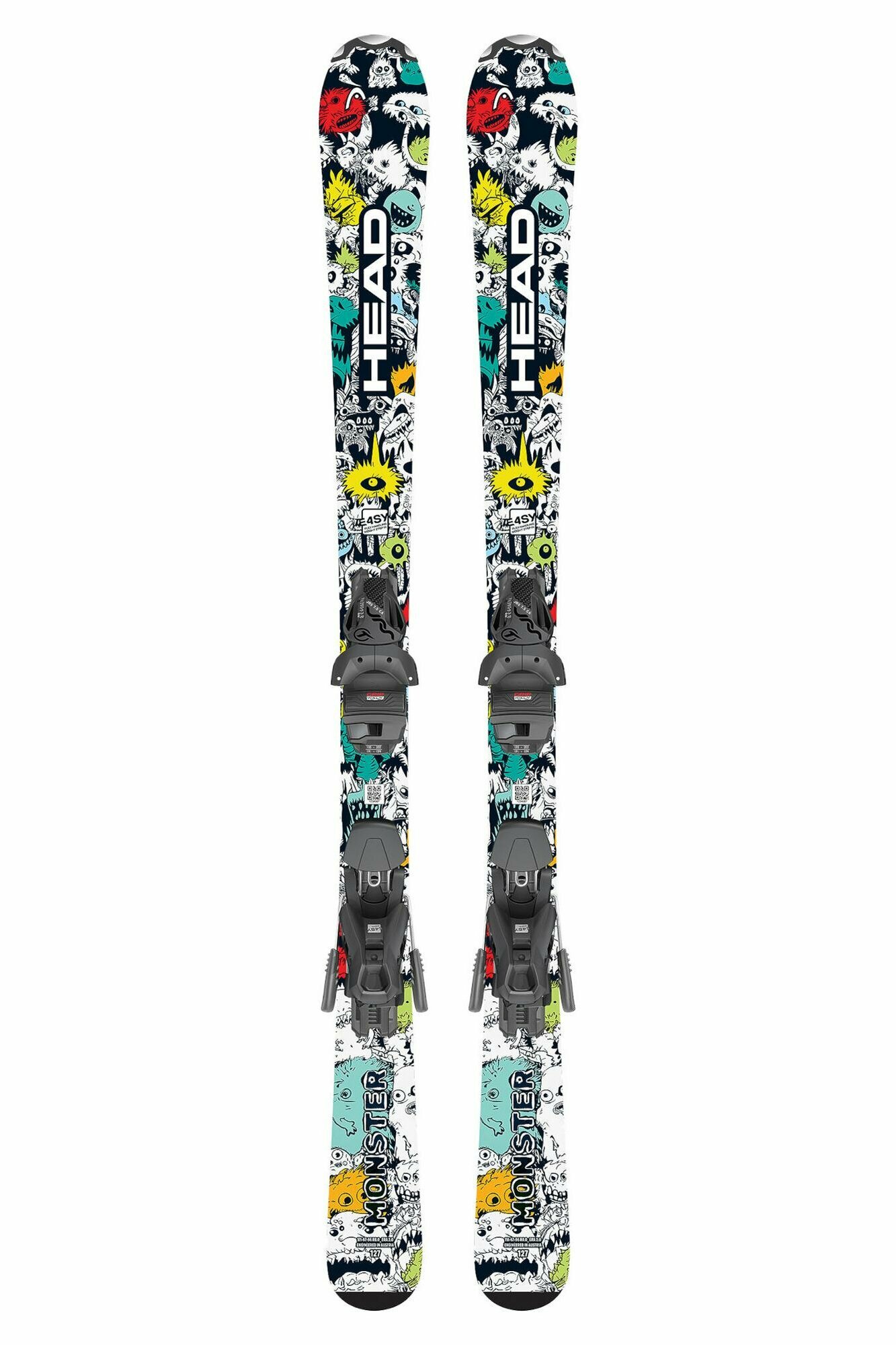 Горные лыжи с креплениями HEAD Monster Easy+JRS 7.5 GW CA Junior White/Black (см:147)