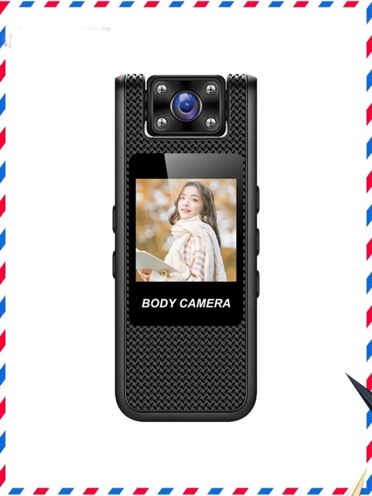 Карманная Камера 4K WiFi, Портативный Цифровой Видеорегистратор Нательная