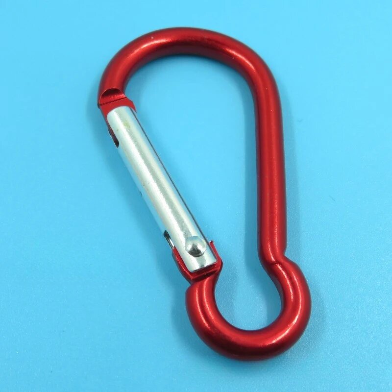 3pcs Aluminum Carabiner Key Chain Clip Outdoor Camping Keyring Snap Hook Water Bottle Buckle Travel Kit Climbing Accessories