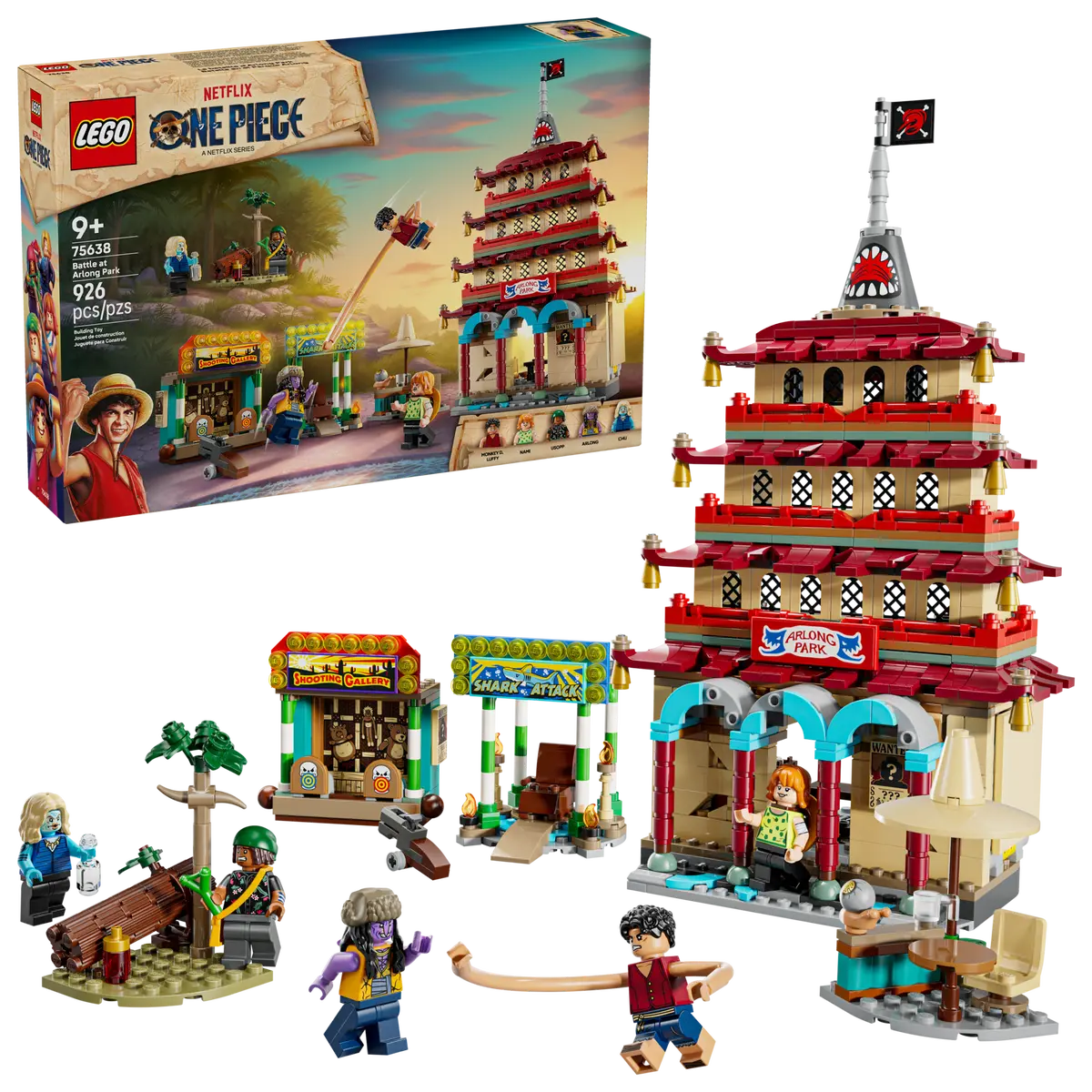 Конструктор LEGO One Piece 75638 Битва в Арлонг Парке, 926 дет.