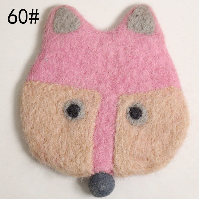 Подставка под чай из войлока ручной работы GPW5ins, милый животный коврик, теплоизоляционный коврик, очаровательное украшение, реквизит для фото